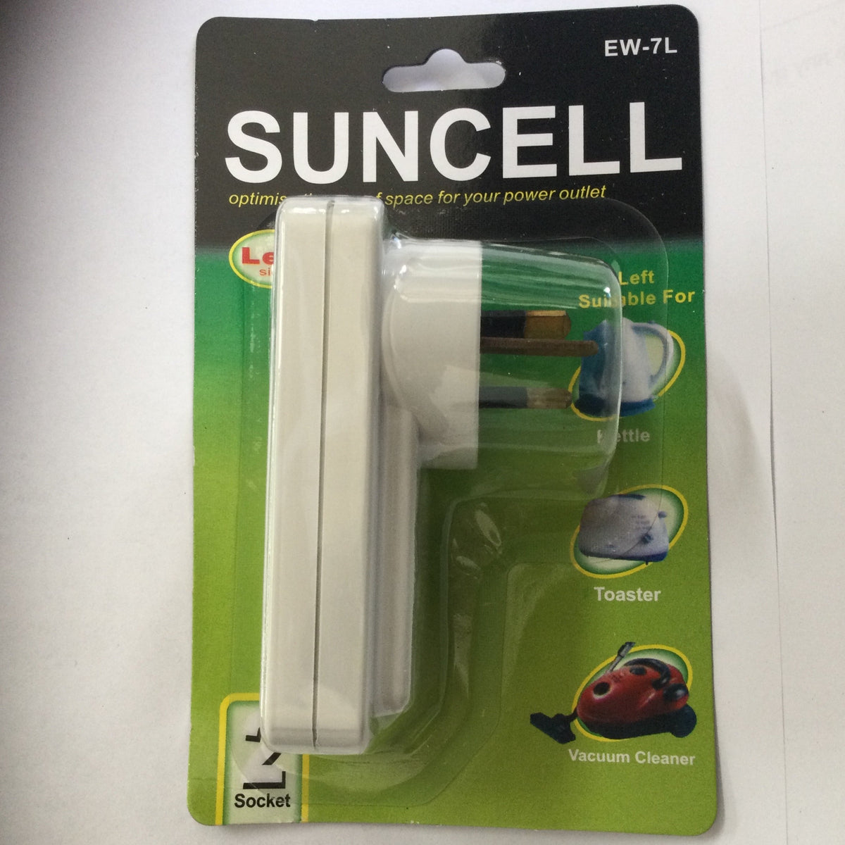 EleA - Suncell Double Adaptor Flat – Fastlink Wholesale