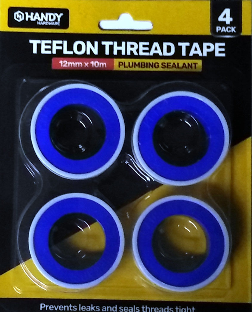 Teflon Thread Tape 4pack – Fastlink Wholesale